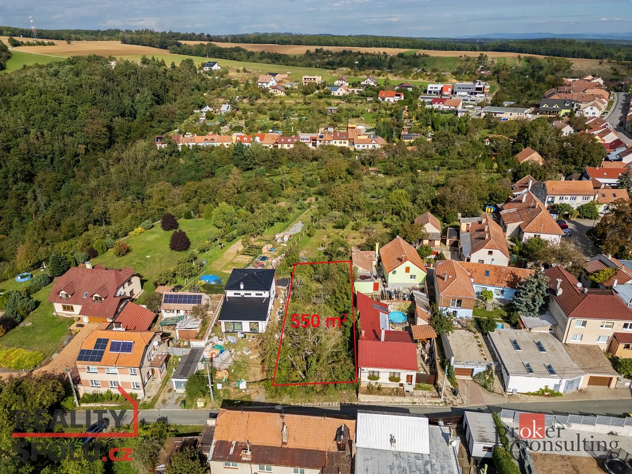 Prodej, pozemky bydlení, 550 m2, Omice , 66441, Jihomoravský kraj